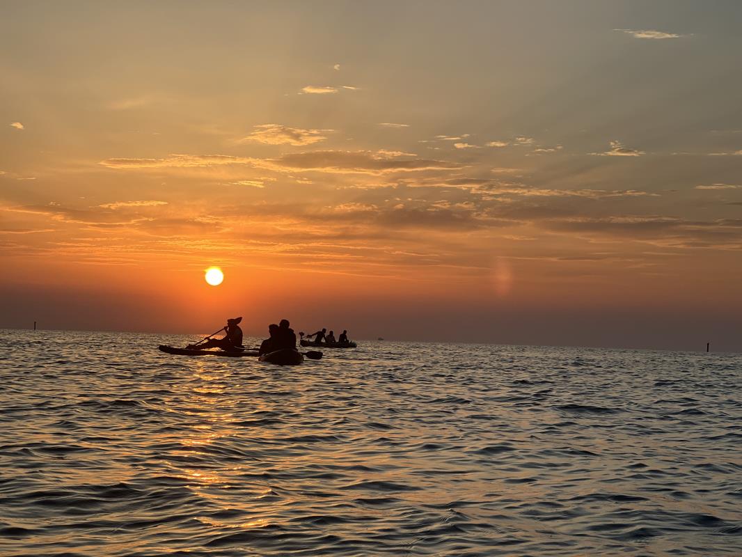 Beautiful sunset@bahrain bay
